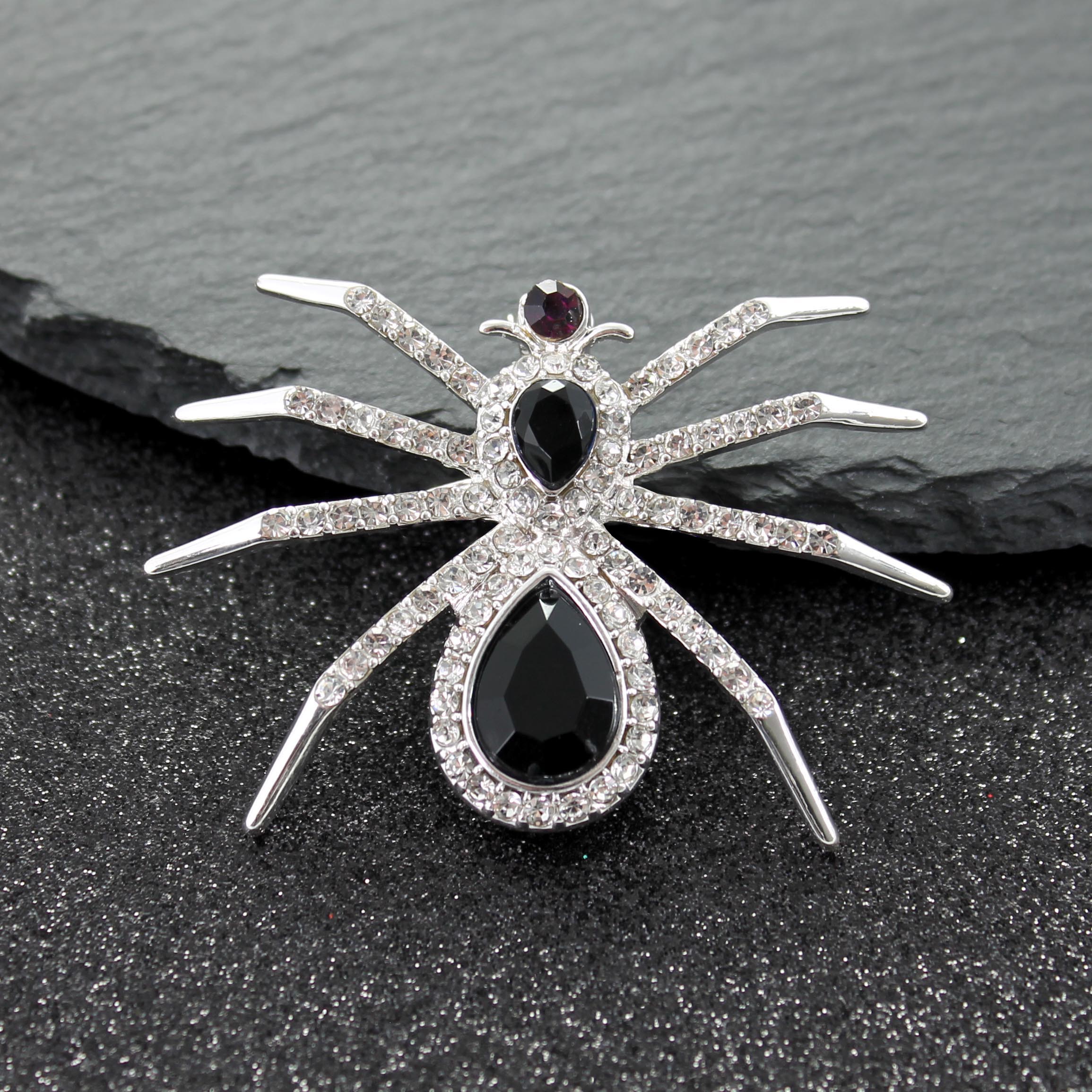 Crystal Spider Pin/Pendant – Travis Collis Designs