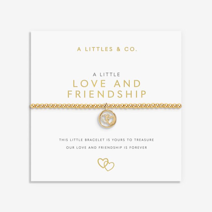 A Little 'Love And Friendship' Bracelet In Gold-Tone Plating – Travis ...