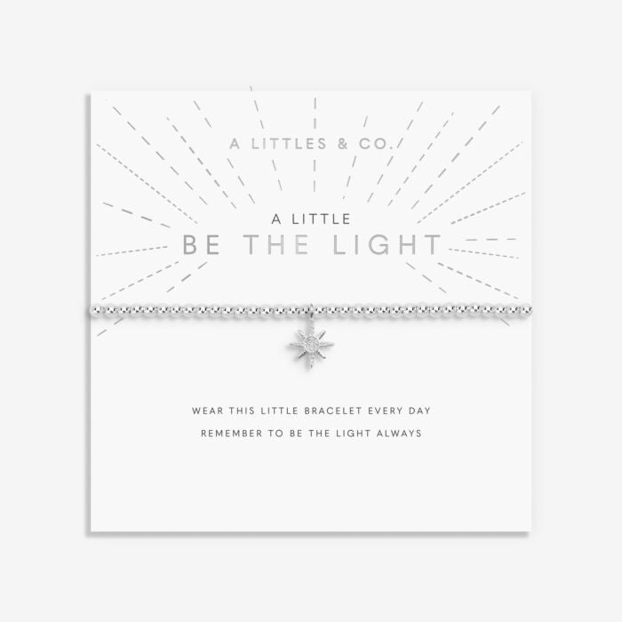 A Little 'Be The Light' Bracelet In Silver Plating – Travis Collis Designs